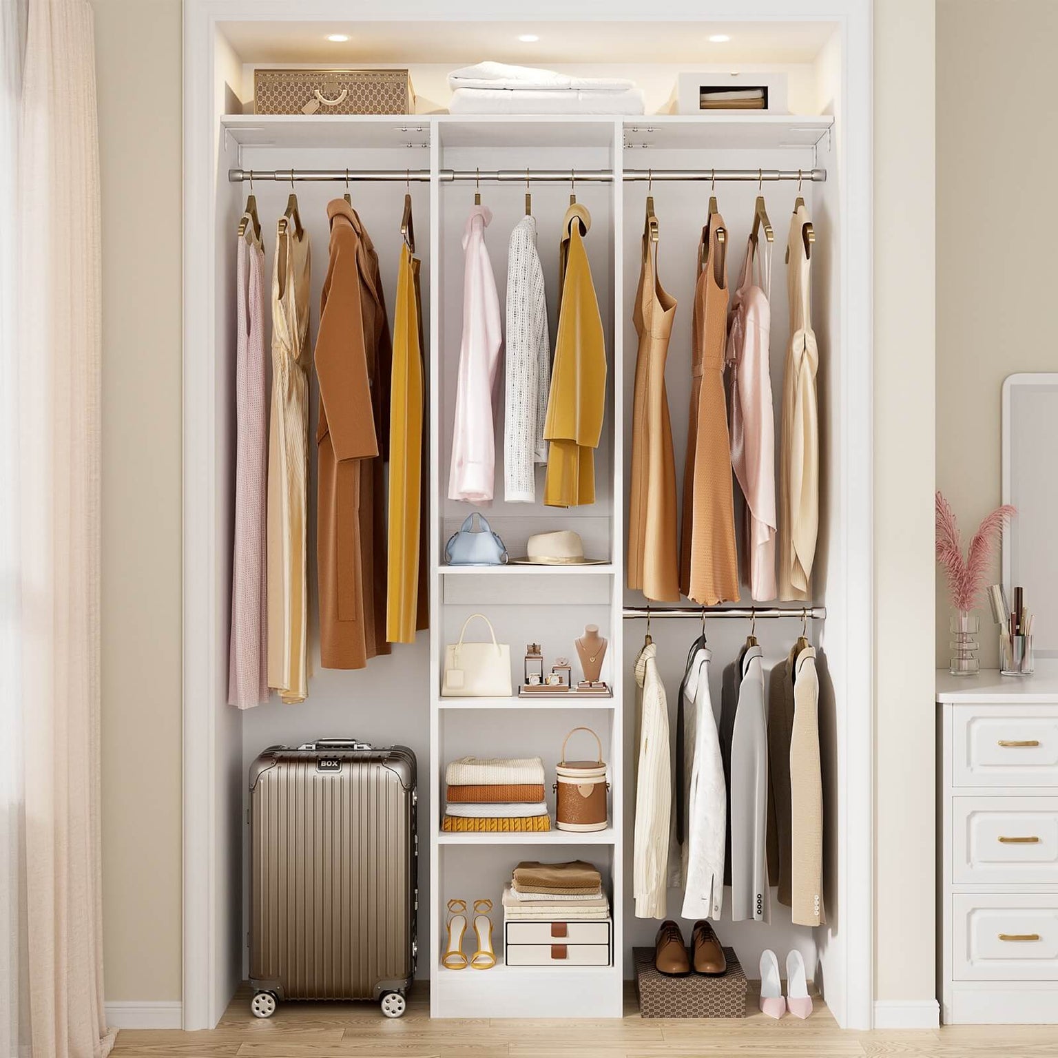 Closet Systems - Ideal Clothes Storage & Organization Solution - Aheaplus